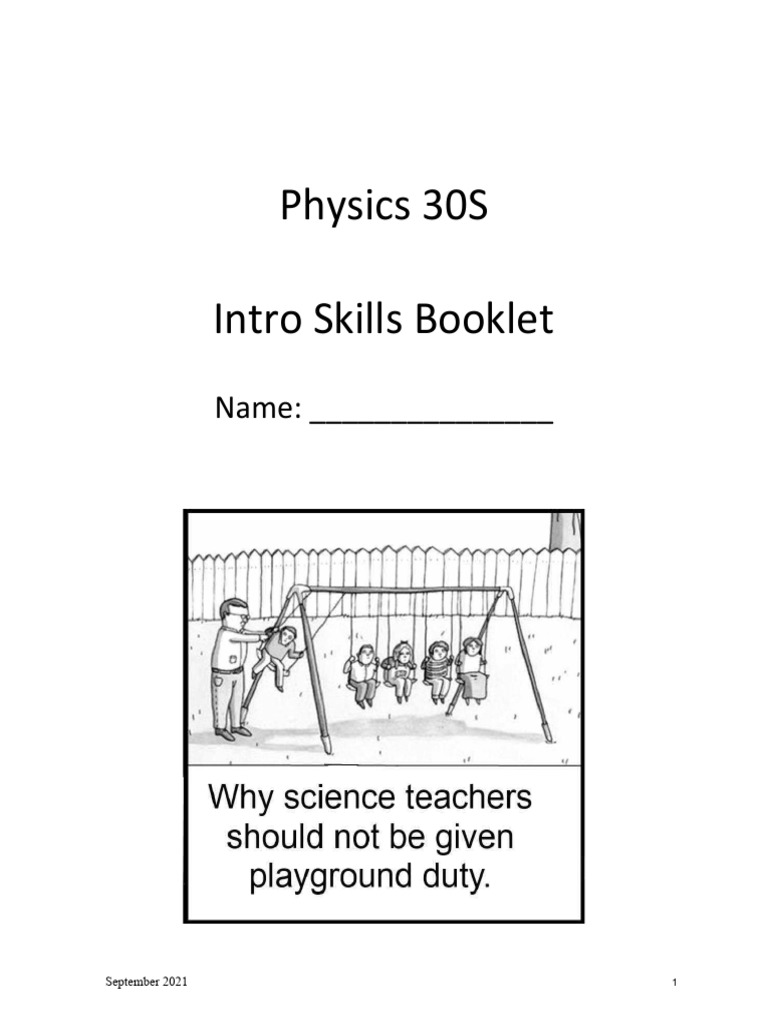 1 Intro Unit 30S Booklet 2020 | PDF
