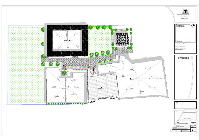 Plano de Azotea para Hotel Casa Don Tito | PDF