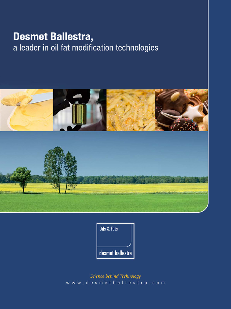 DesmetBallestra Fat Modification | PDF | Fat | Hydrogenation