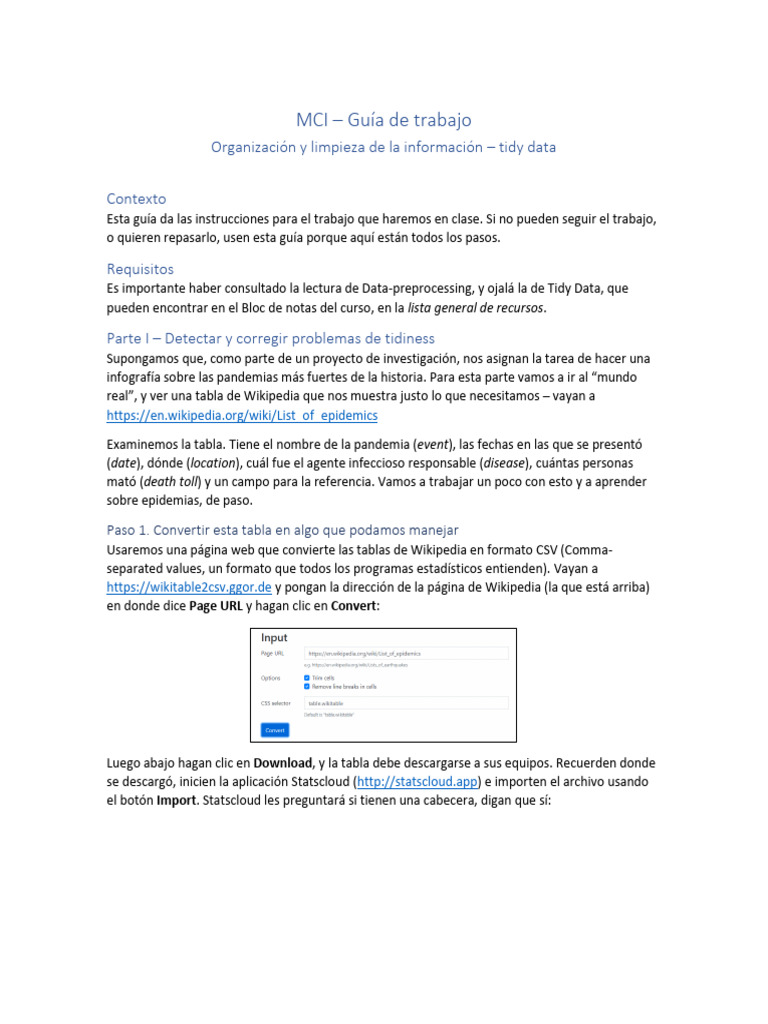 G2 - Tidy Data | PDF