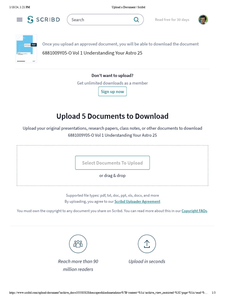 Upload A Document - Scribd | PDF | Scribd | Human Communication