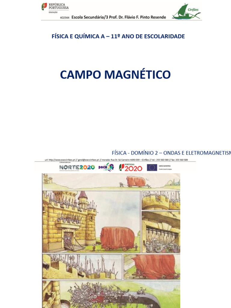 Campo Magnético | PDF | Magnetismo | Ímã