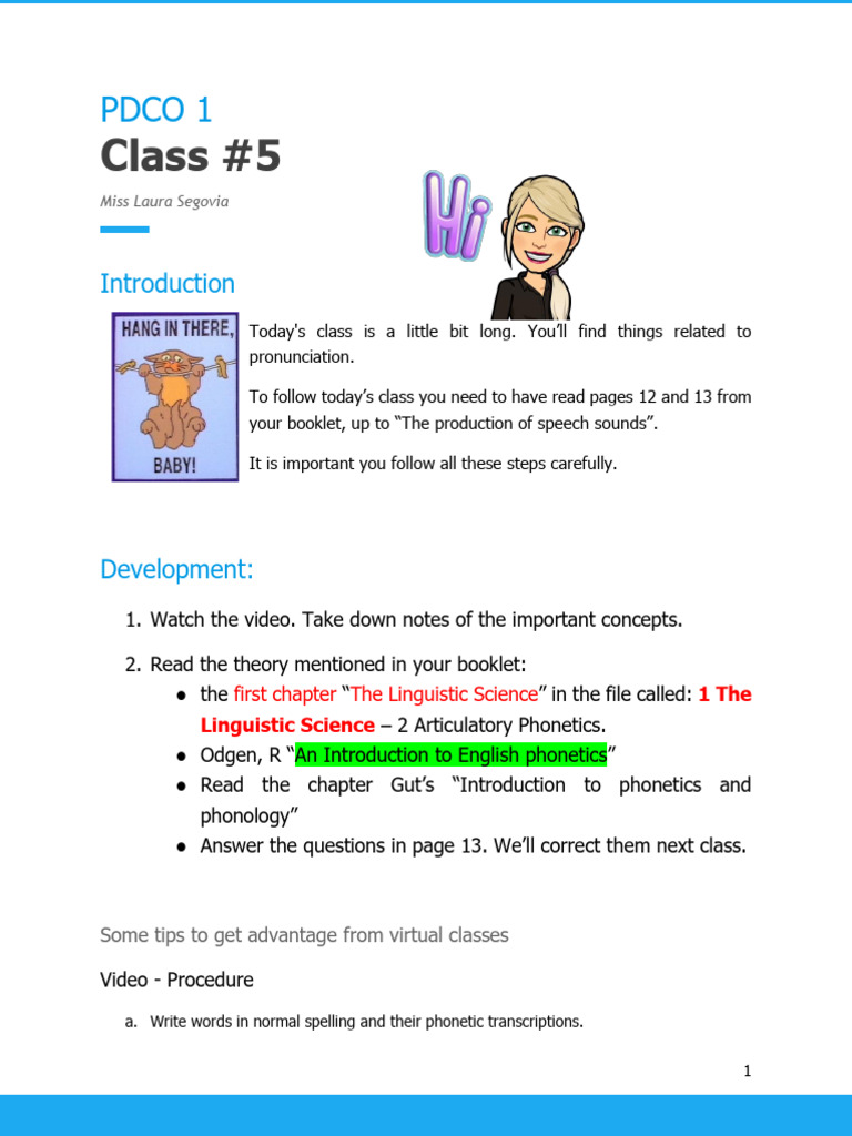 Class 5 PDCO 1 - 2022 | PDF