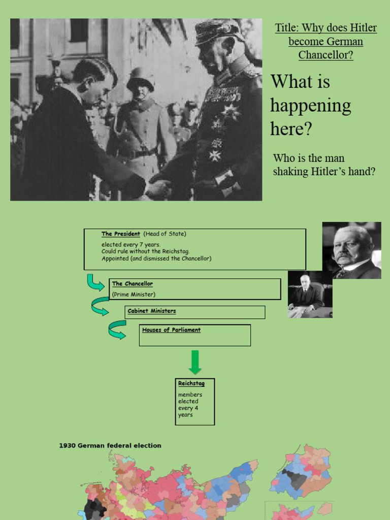 Hitler Becomes Chancellor GDS 2 | PDF | Adolf Hitler | Weimar Republic