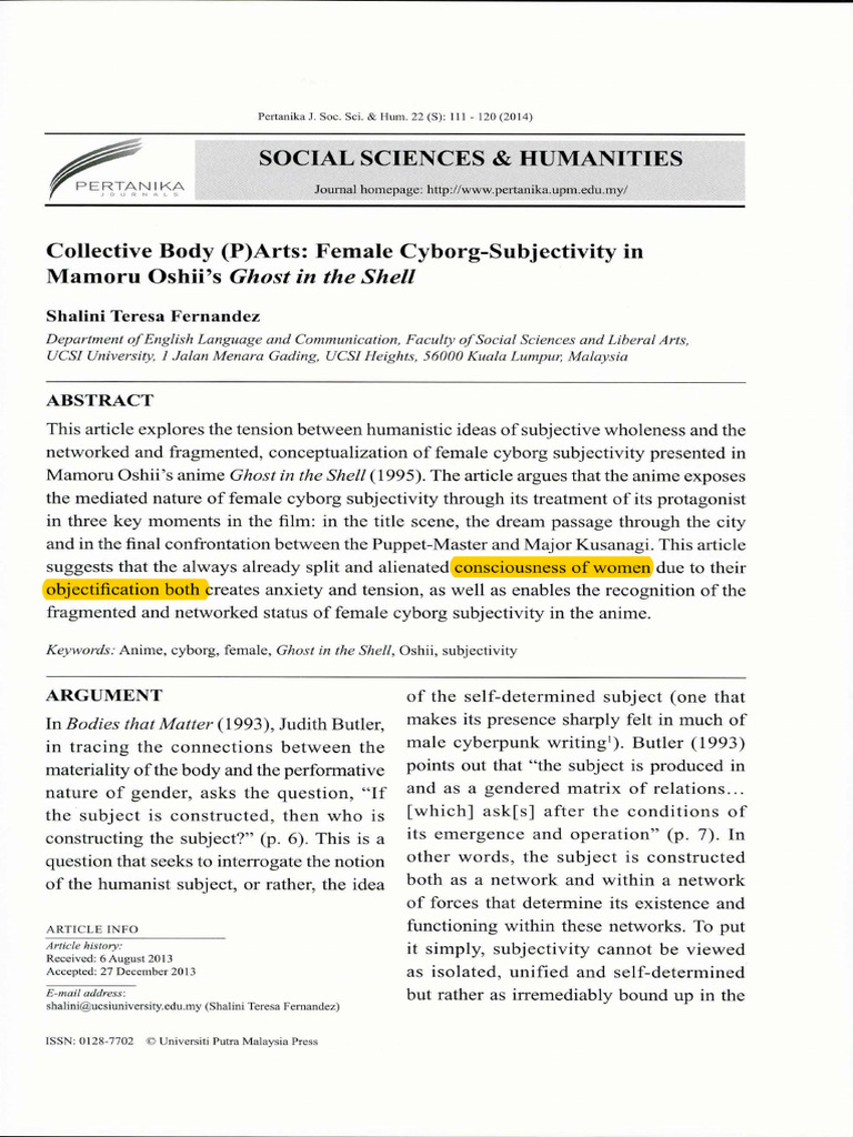 Fernandez EjemploContentServer - Asp 2 | PDF | Jacques Lacan | Cyborg