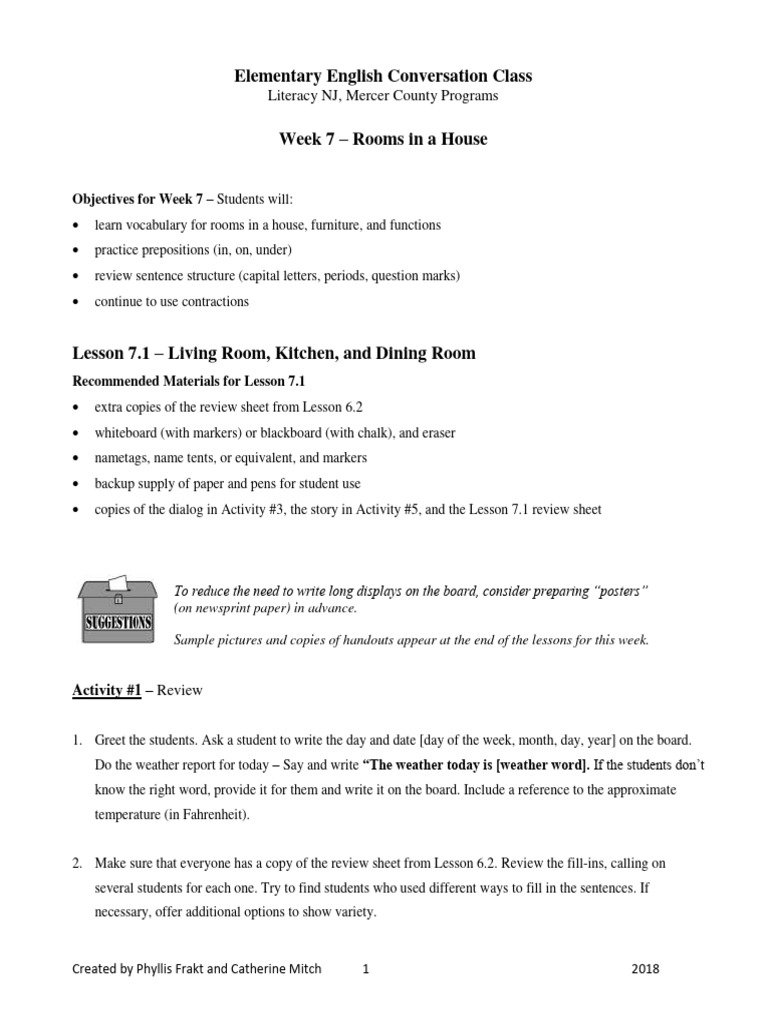 Elem Conversation WK 7 Final | PDF