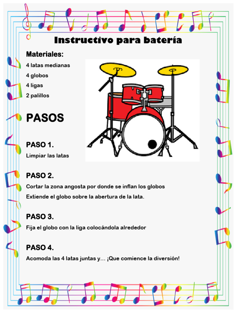Instructivo - para Bateria | PDF