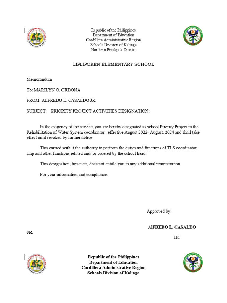 Designation | PDF | Government