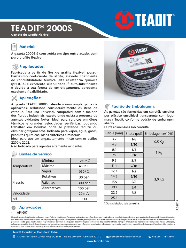Catálogo - Gaxeta - TEADIT | PDF | Natureza | Ciências Físicas