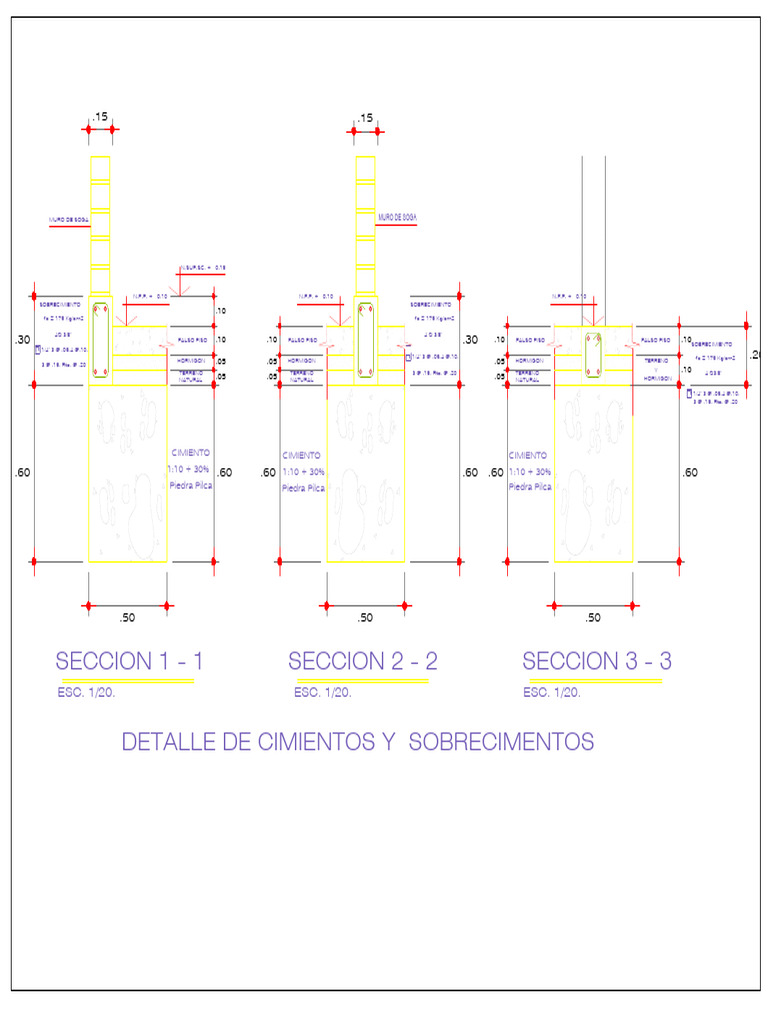 Detalle ZAPATA | PDF