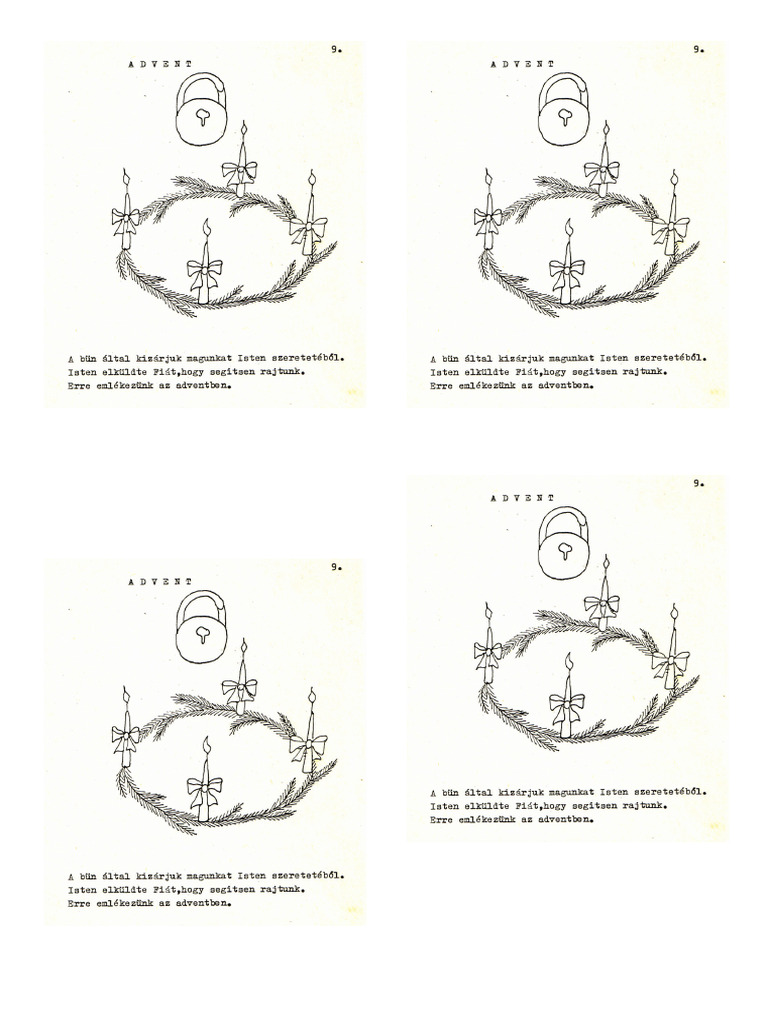 Adventi Koszoru | PDF