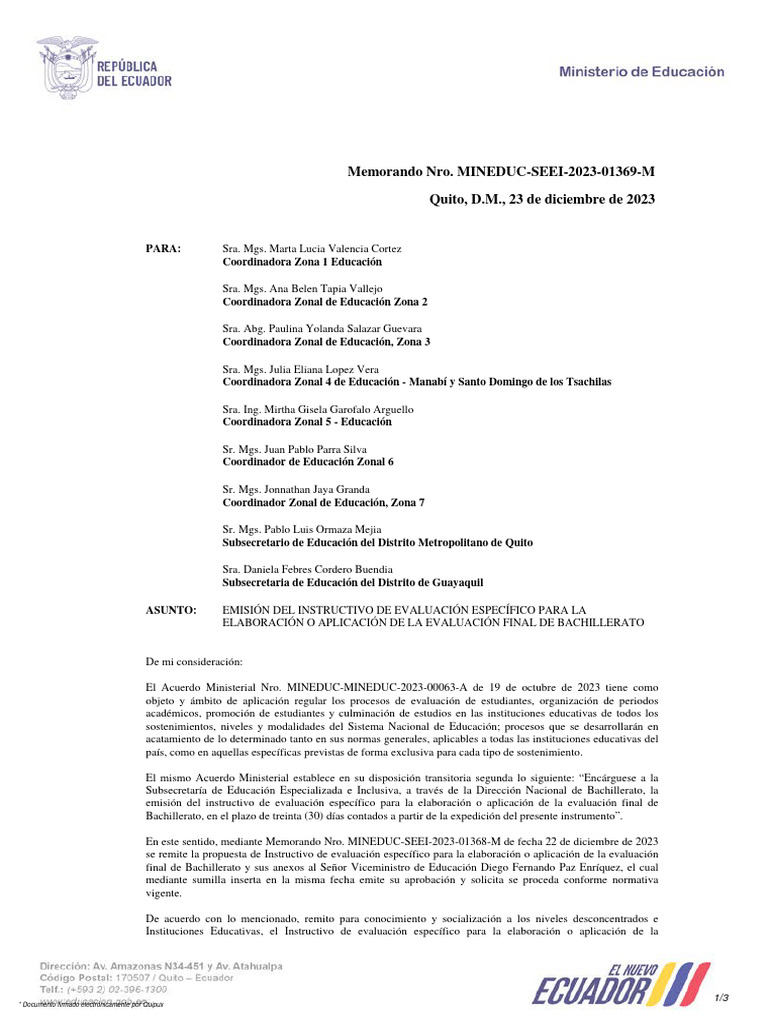 Mineduc Seei 2023 01369 M | PDF