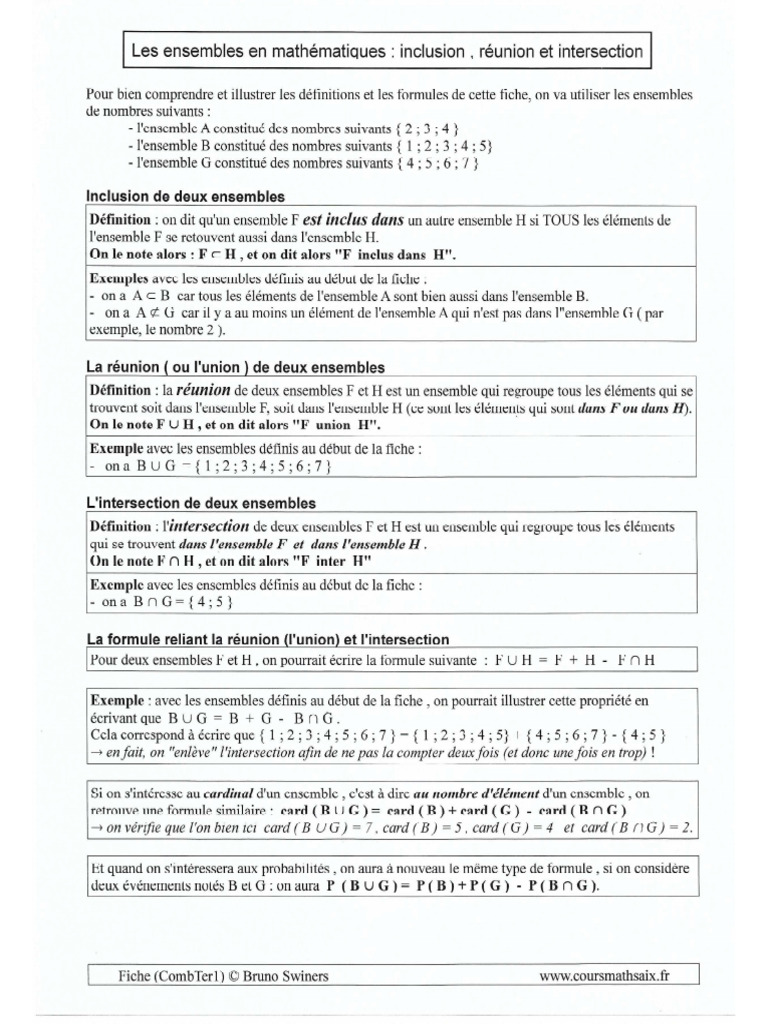 Le Denombrement Et Les Combinaisons en Terminale | PDF