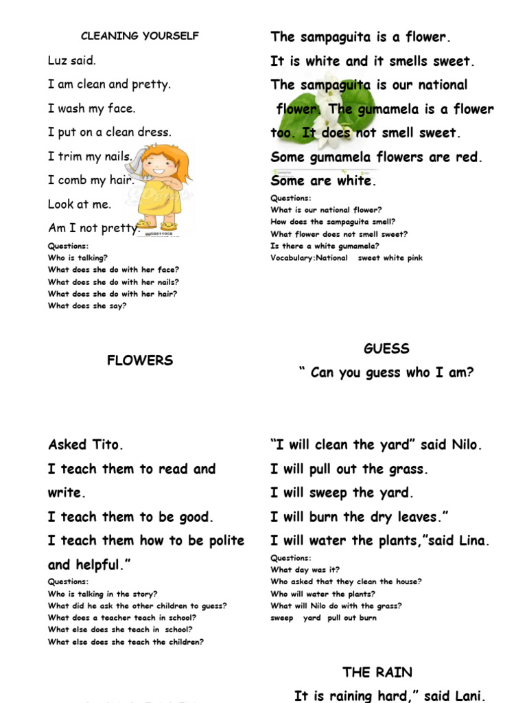 Reading Power Grade 1 | PDF | Duck | Prayer