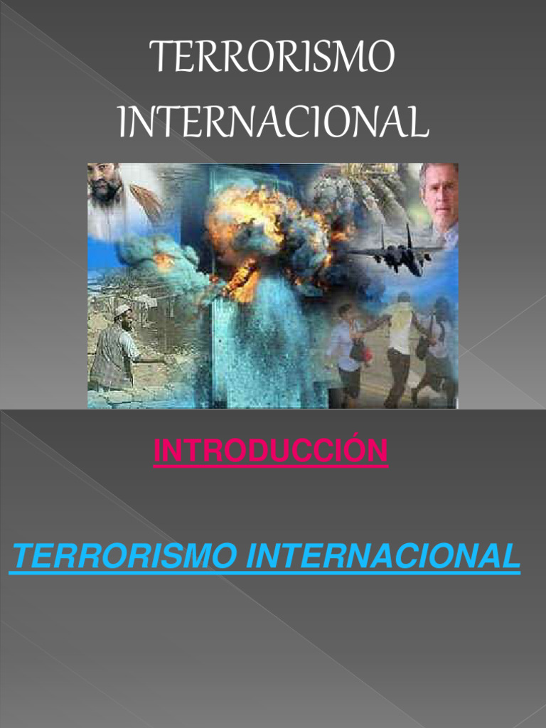 Terrorismo Internacional - PP | PDF | Al Qaeda | Política mundial