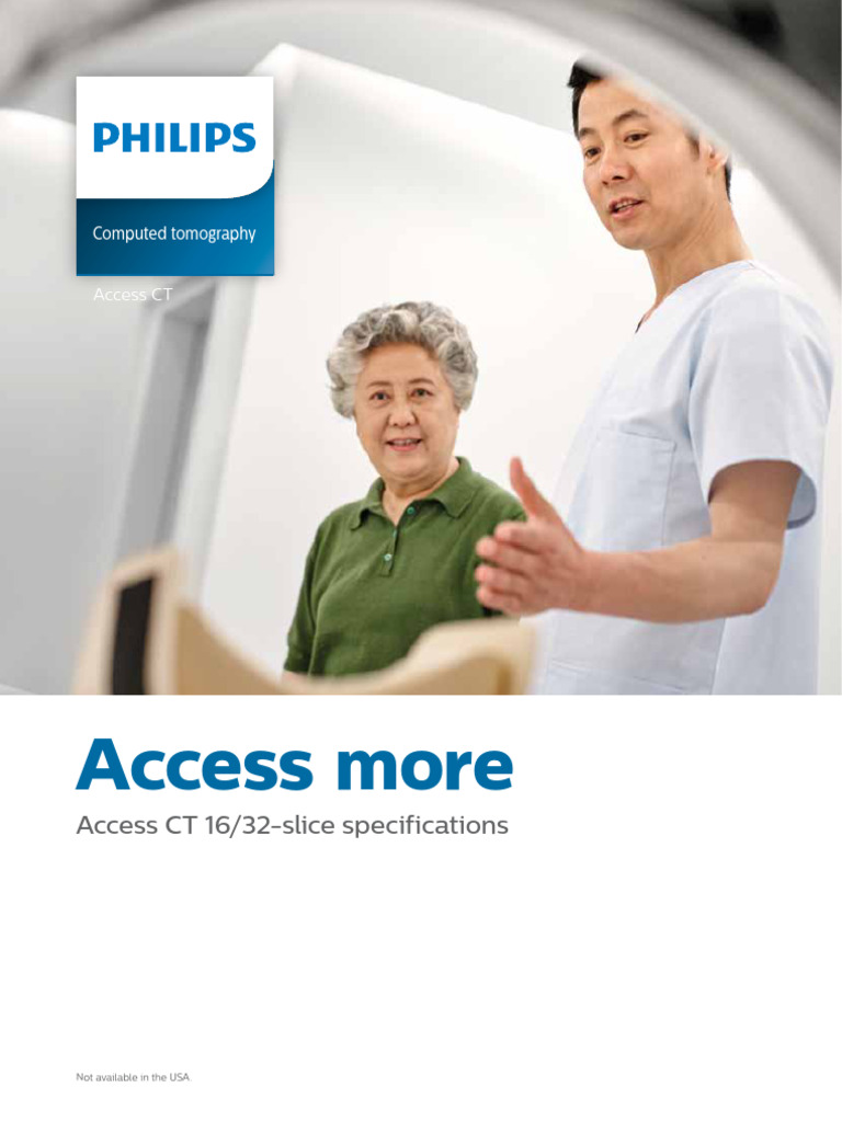 Philips Access CT 16/32-Slice Specs | PDF | Ct Scan | Medical Imaging