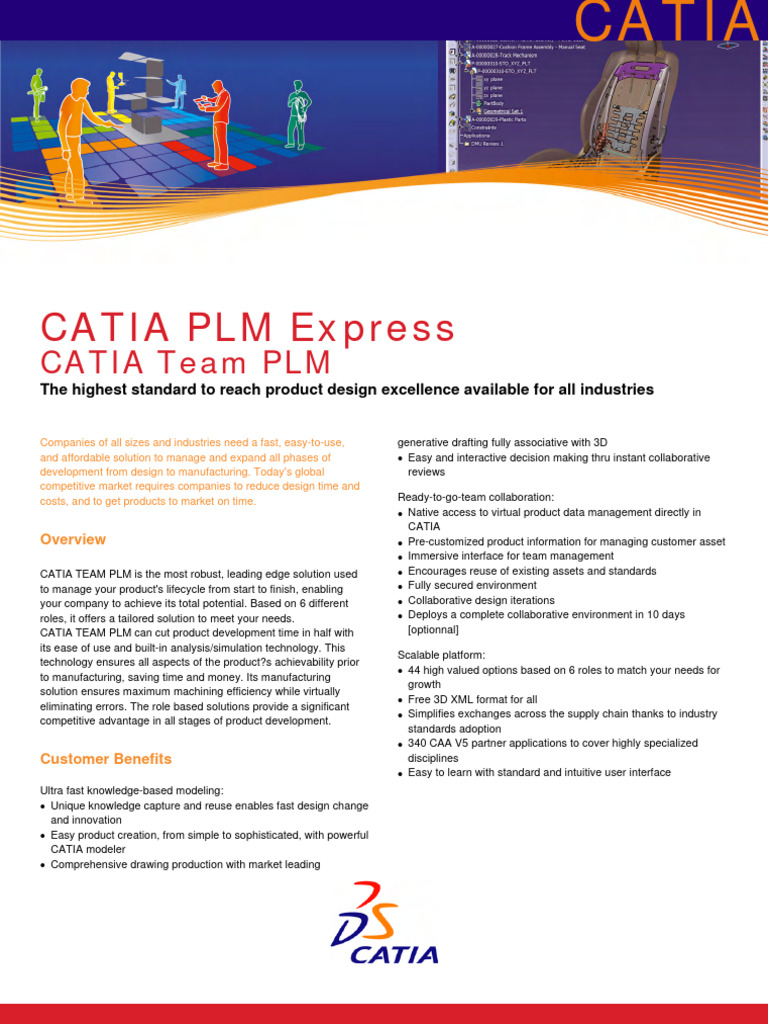 CATIA PLM Solutions Overview | PDF | Product Lifecycle | Computing