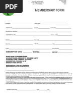 African National Congress Membership Form Download | PDF | African ...