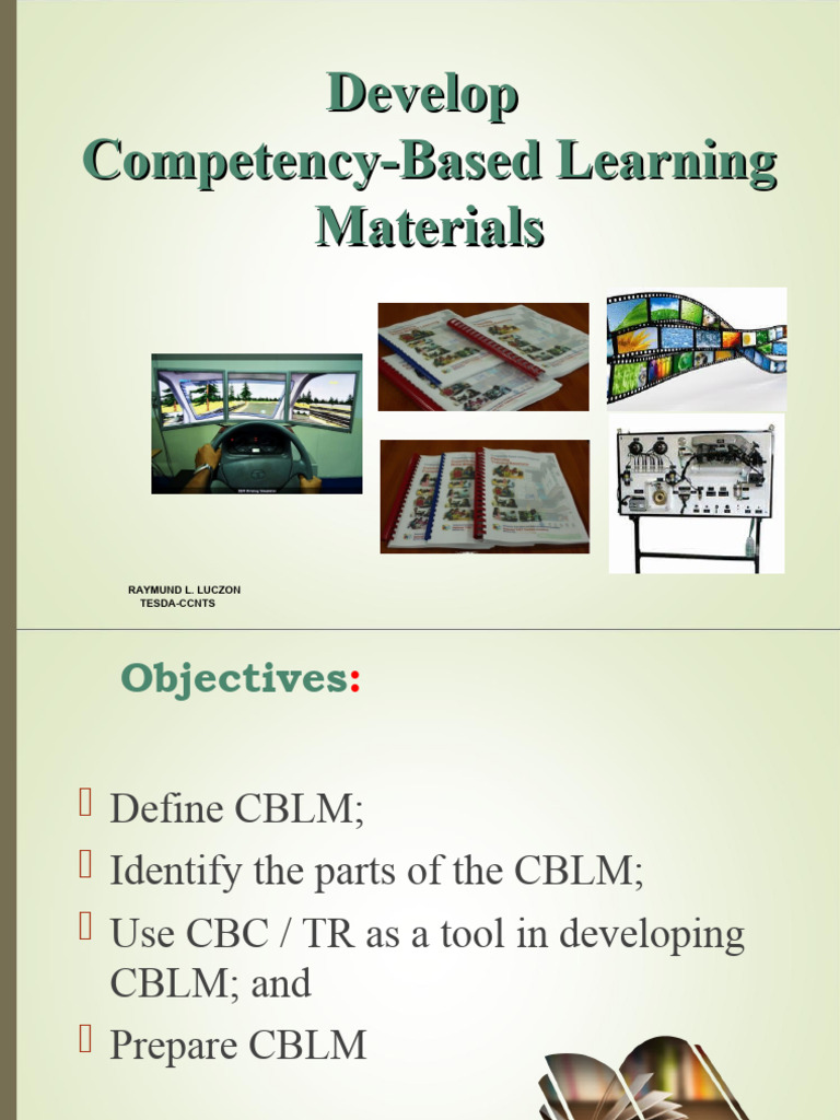CBLM Guidelines | PDF | Learning | Information