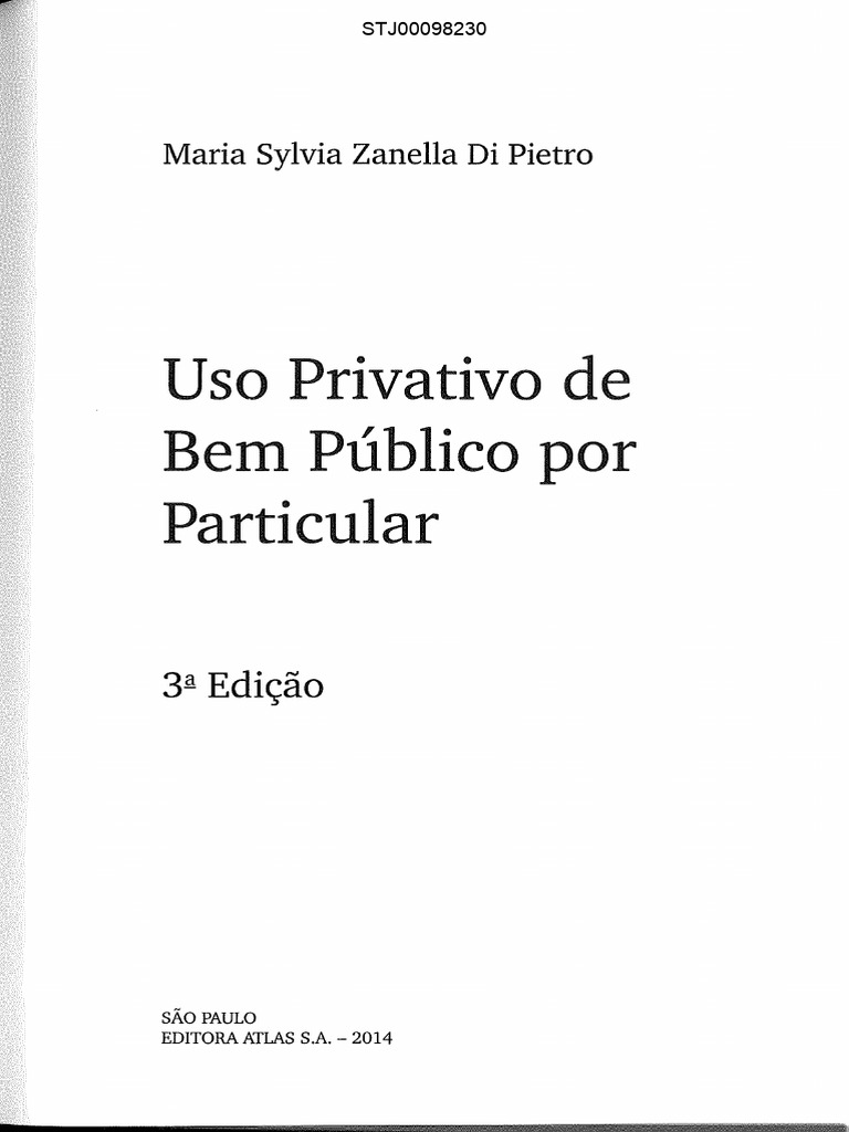 Uso Privativo de Bem Público | PDF | Brasil | Governo