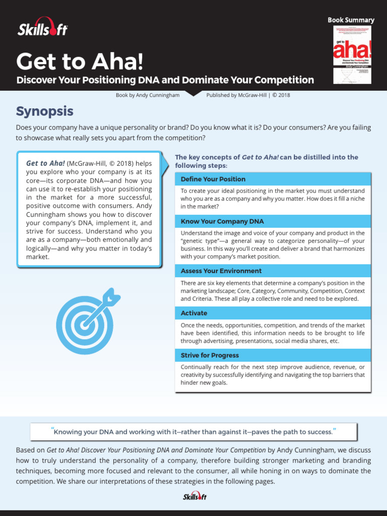 Get To Aha! | PDF | Brand