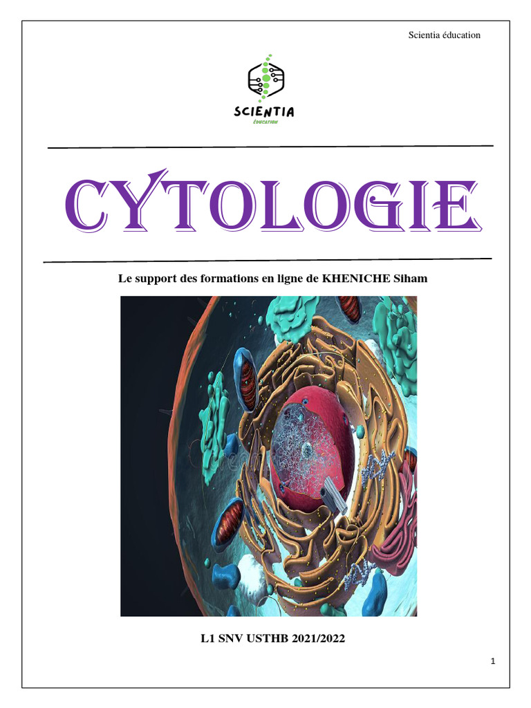 Les Schémas Cytologie | PDF
