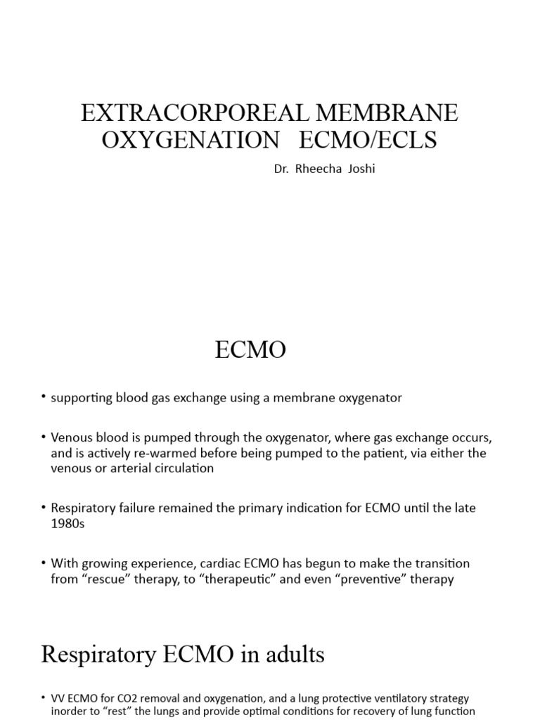 Ecmo | PDF | Ventricle (Heart) | Vein