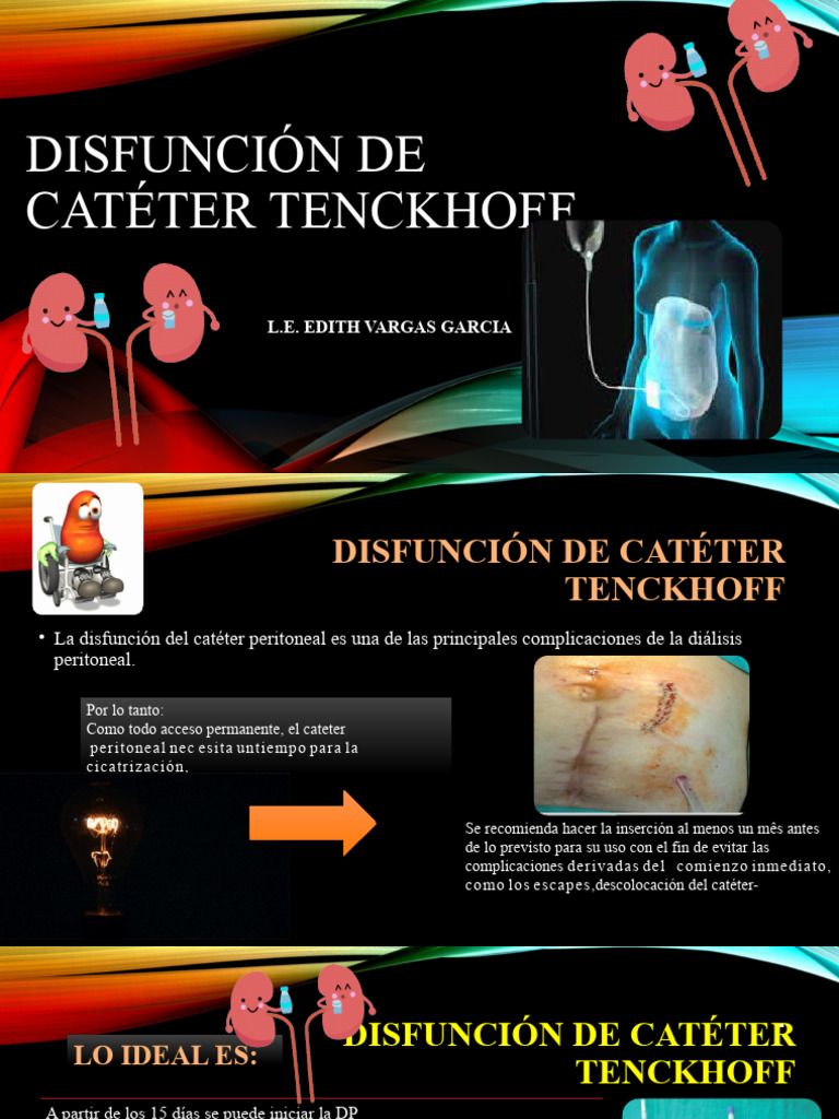 Disfunción de Catéter Tenckhoff | PDF | Estreñimiento | Medicina