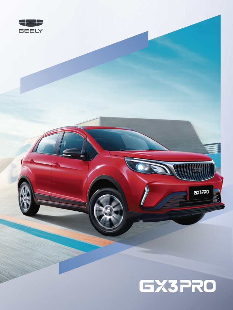 Brochure Geely Gx3 Pro Web | PDF