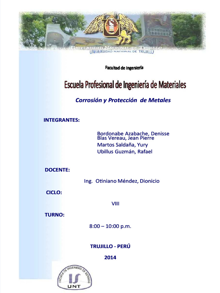 PDF Lab n04 Velocidad de Corrosion Compress | PDF | Chemical Processes | Chemical Substances