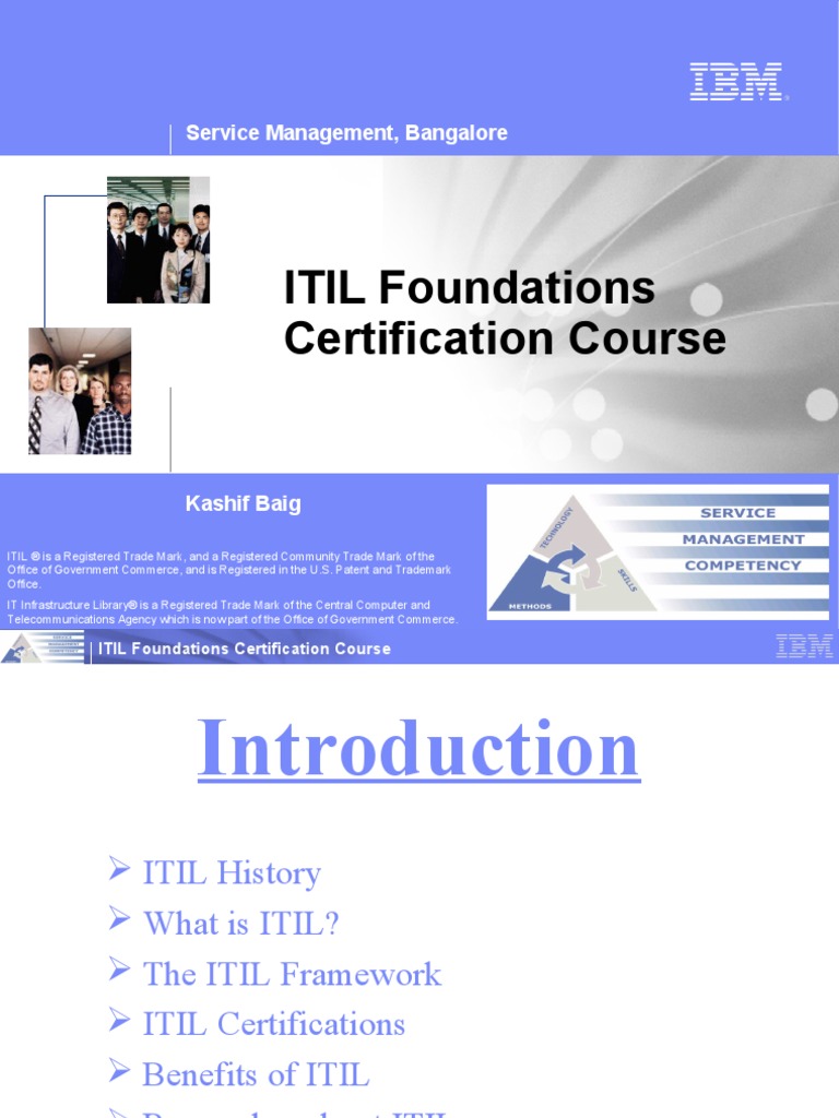 ITIL Foundations Certification Course | Itil | It Service Management