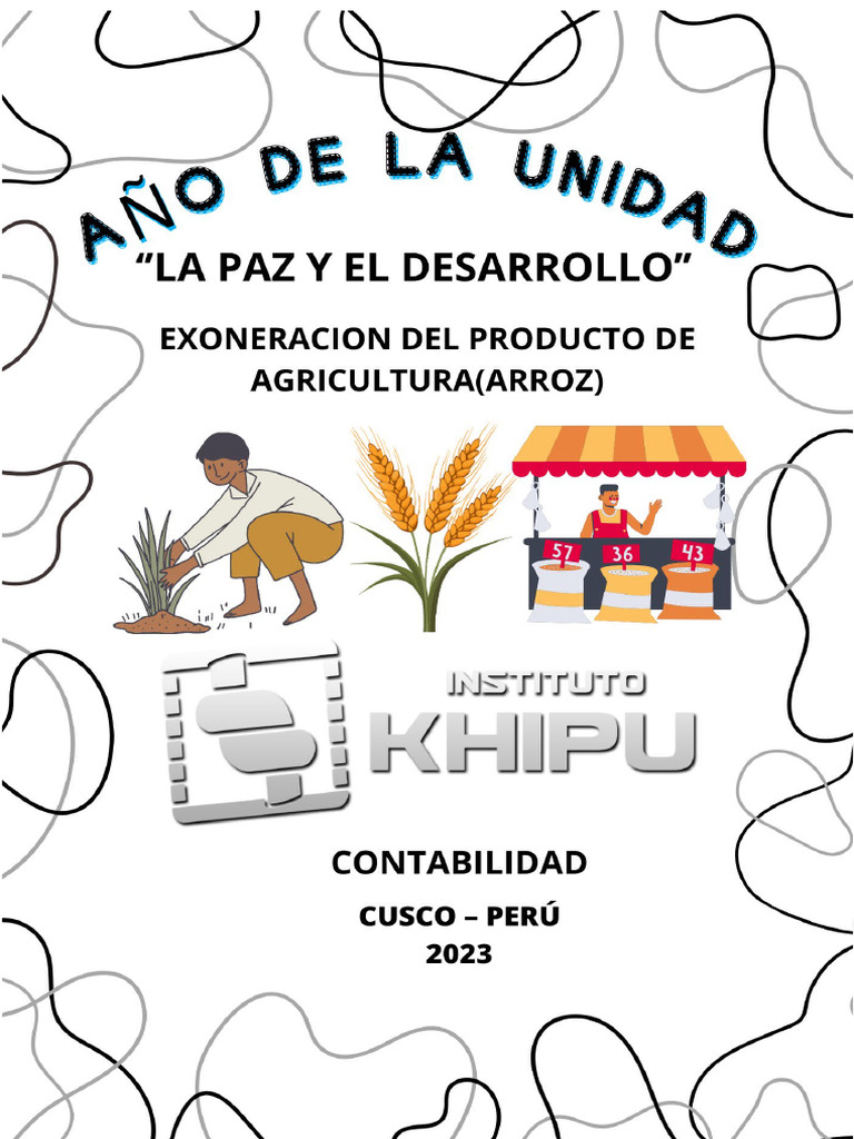 Exoneración del IGV en Arroz Pilado | PDF | Impuestos | Evasión de ...