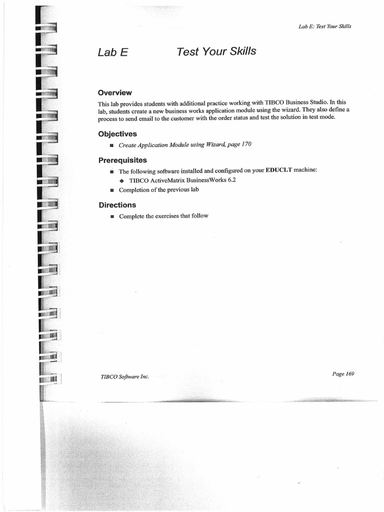 BW406 12 LabE Test Your Skills | PDF