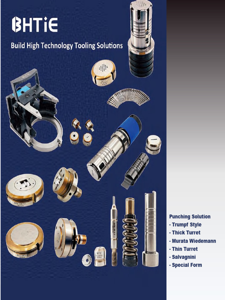 （已压缩）BHTIE CNC punch press tooling catalogue 2023 - 230917 - 200847 | PDF | Machine Tool | Sheet ...