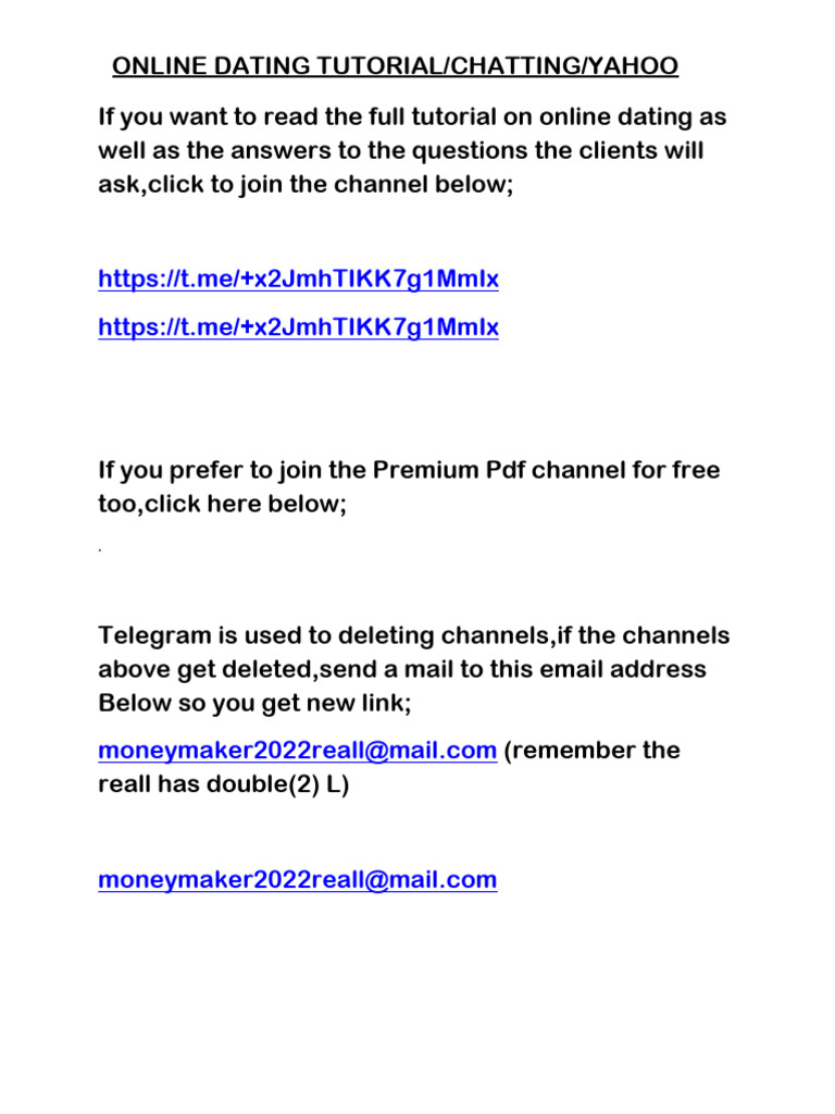 Written Tutorials | PDF