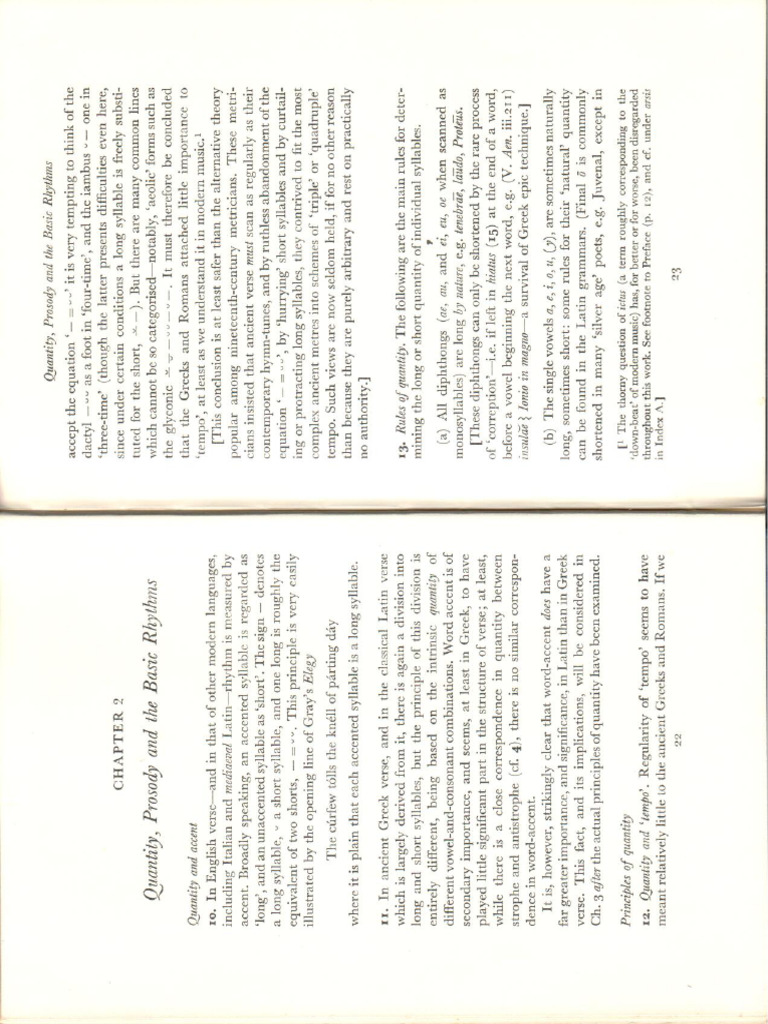 Latin Metre (Dactylic Hexameter) | PDF