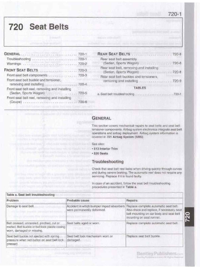 Seat Belts BMW E90 | PDF | Seat Belt | Airbag
