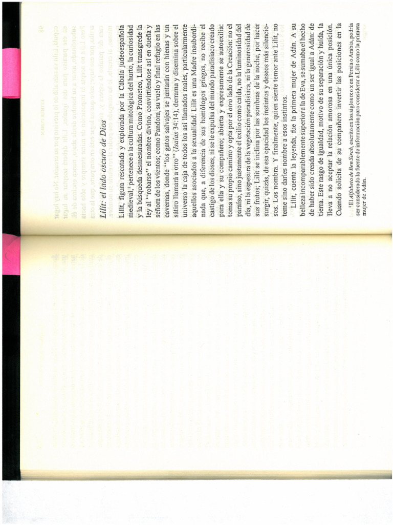 Lillith - Esther Cohen | PDF