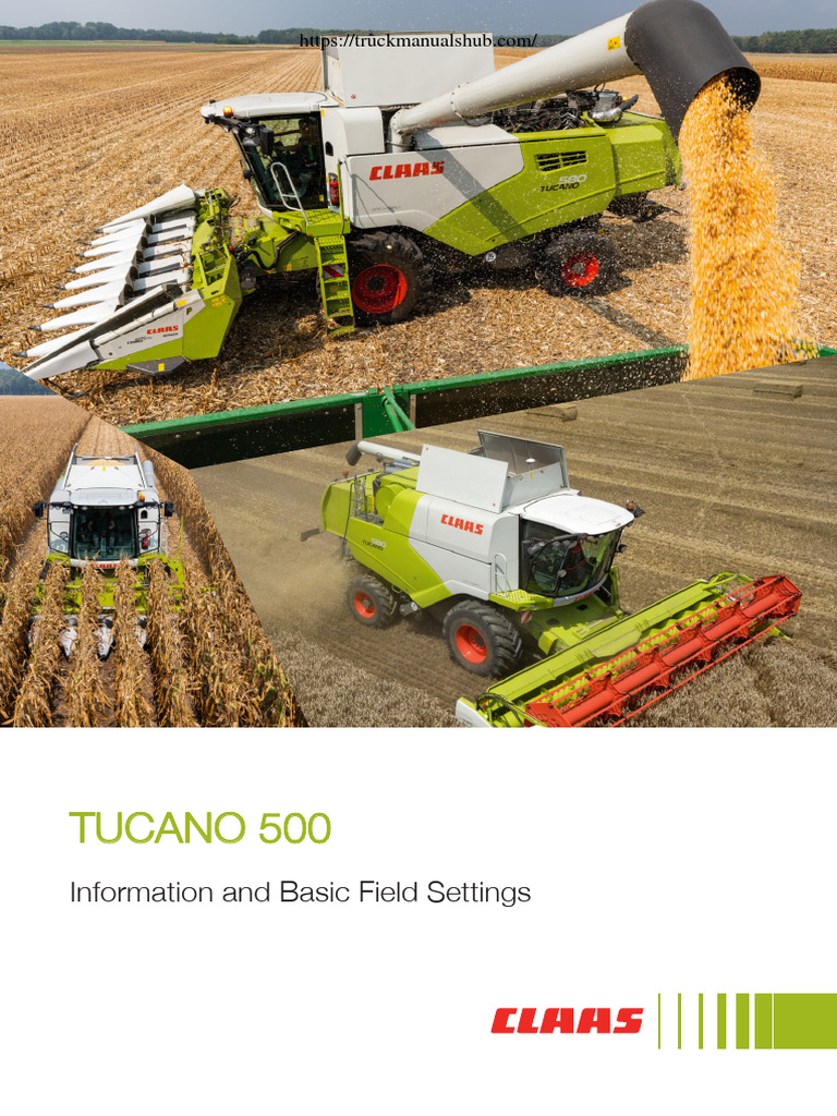 Claas Tucano 500 | PDF | Manufactured Goods | Mechanical Engineering