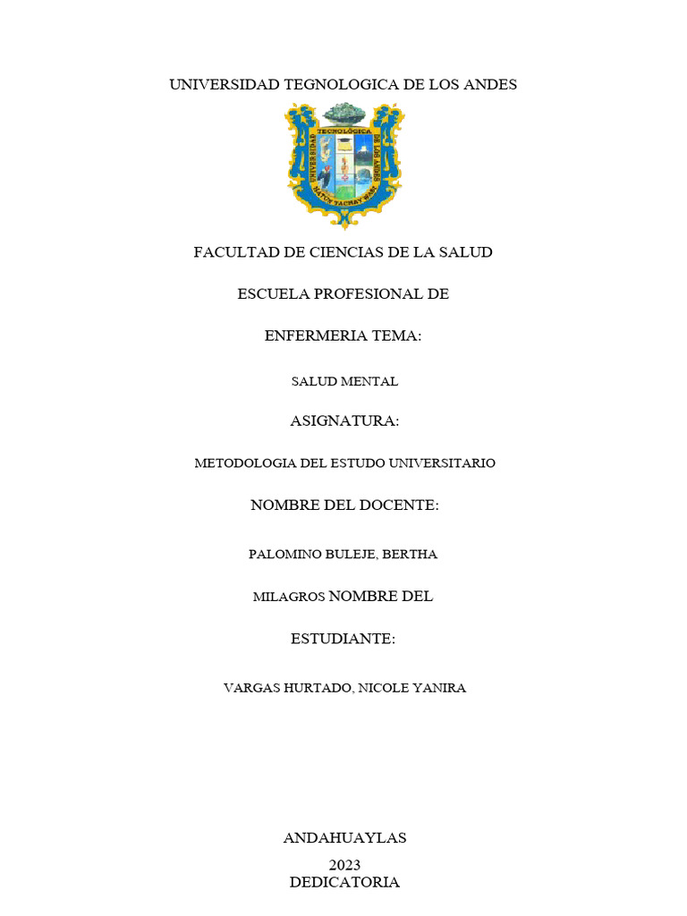 Monografia Salud Mental | PDF | Trastorno depresivo mayor | Trastorno ... Monografia Salud Mental | PDF | Trastorno depresivo mayor | Trastorno ...