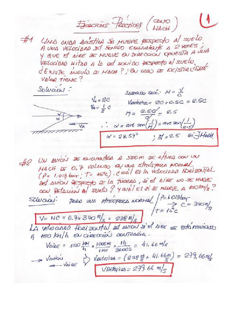Practica 1 - Cono de Mach | PDF