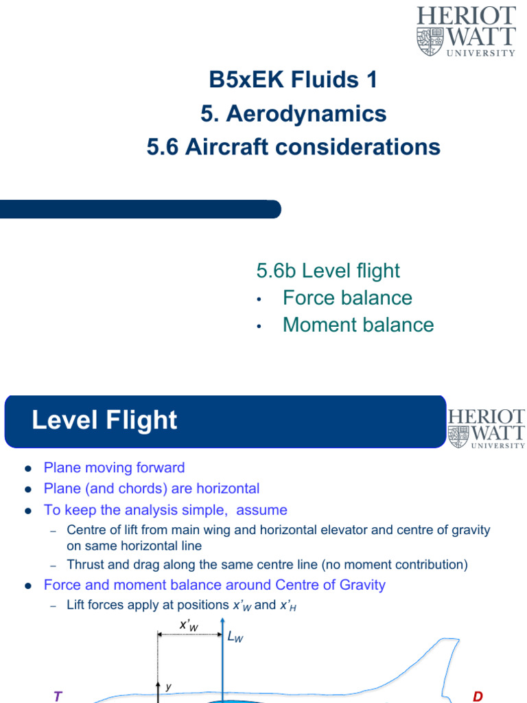5 5b Level Flight | PDF