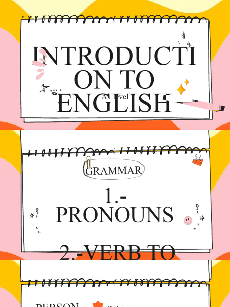 English 101 | PDF | Pronoun | Grammar