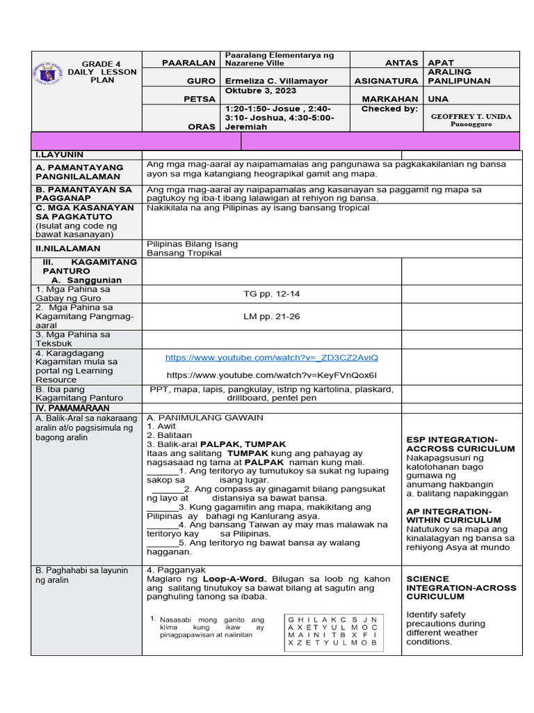 DLP in Ap Co1 2023 24 | PDF