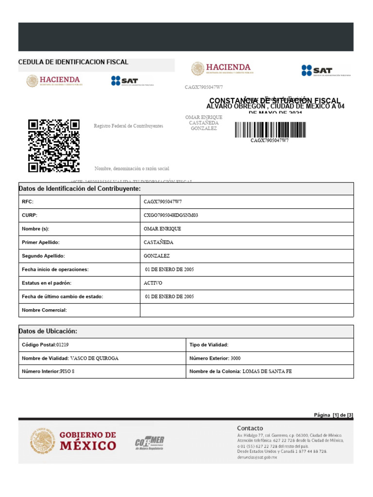 Declaracion Fiscal 148 | PDF | México | Ciudad de México