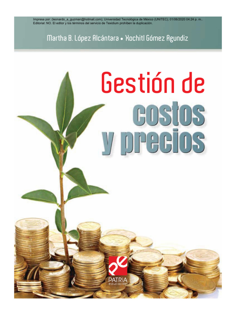 Gestion de Costos y Precios | PDF | Business | Contabilidad de costos