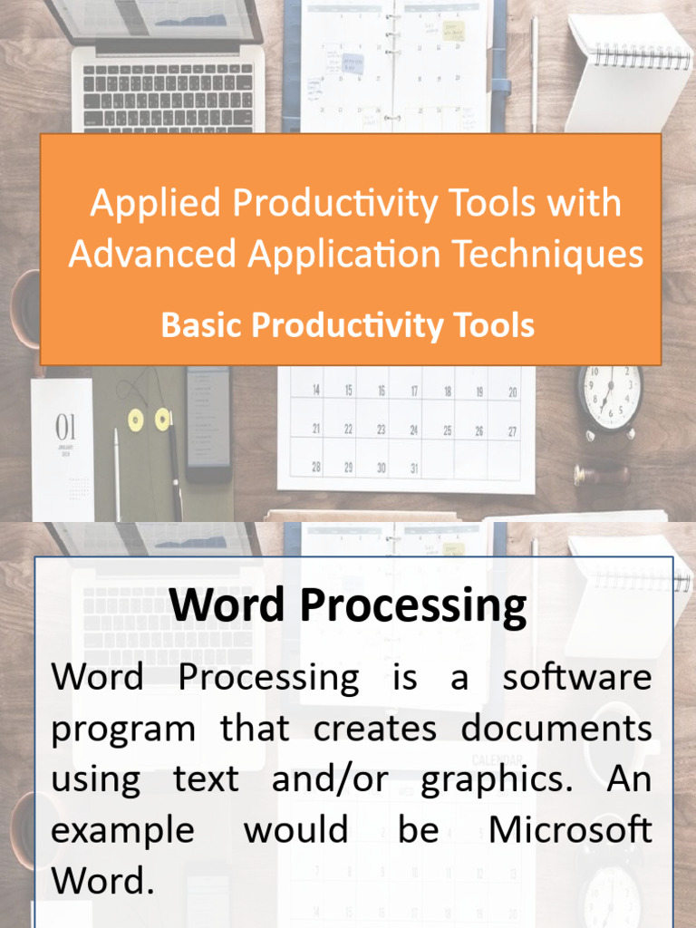 Applied Productivity Tools With Advanced Application Techniques | PDF | Microsoft Excel ...