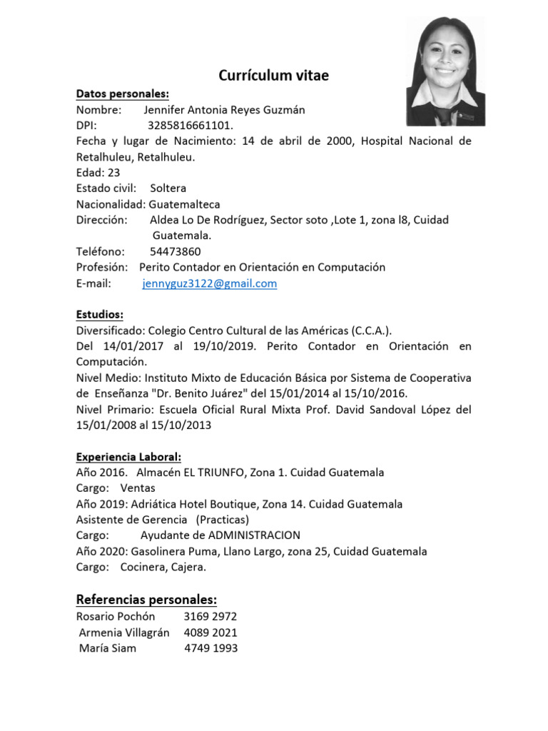 Currículum Vitae 2024 | PDF