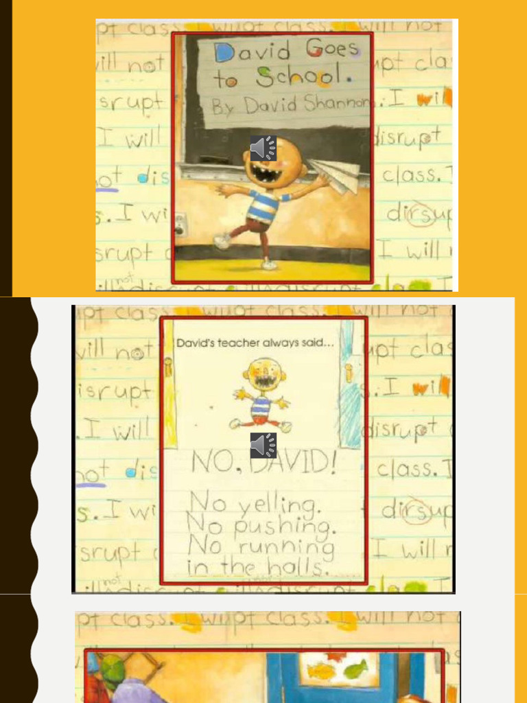 David Goes To School | PDF