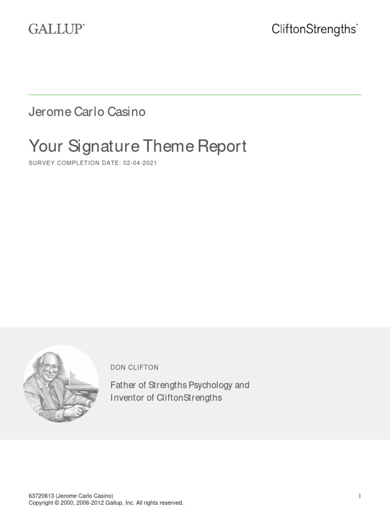 Pog Gallup | PDF | Idea | Psychology